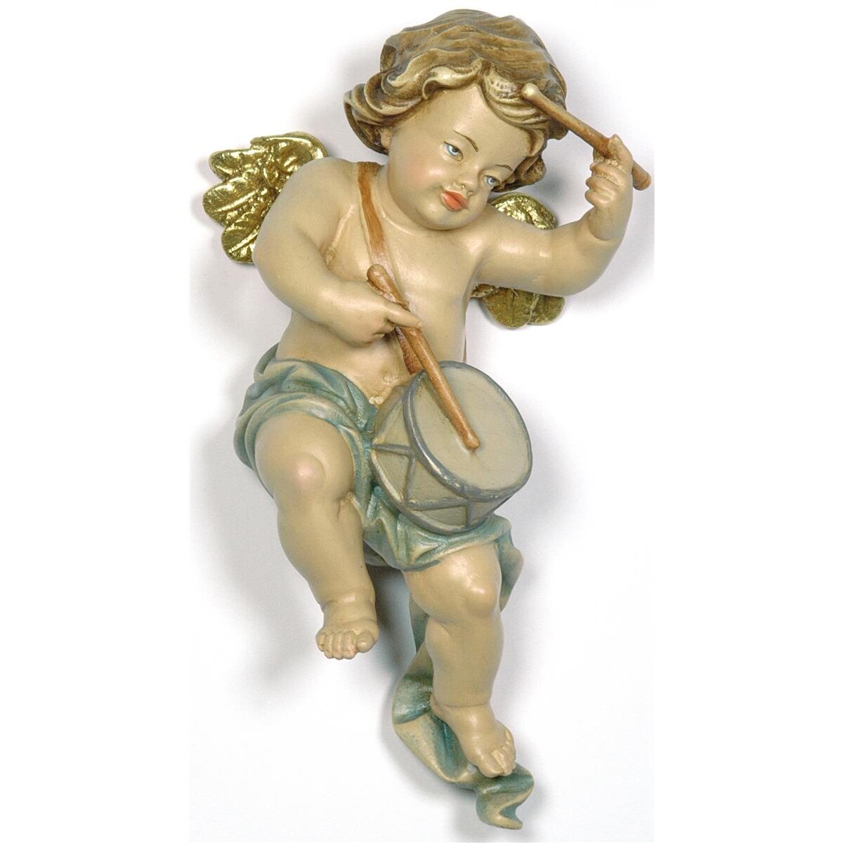 Maestro24 - Buy Online Putto angel with drum - Maestro Woodcarving On ...