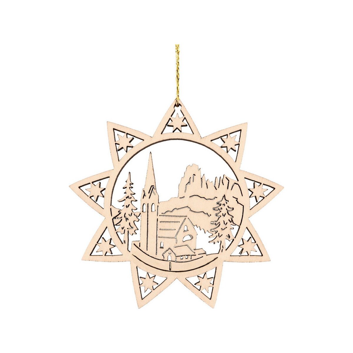 Laserstern Kirche bei Maestro24 online kaufen - Maestro Holzschnitz O ...